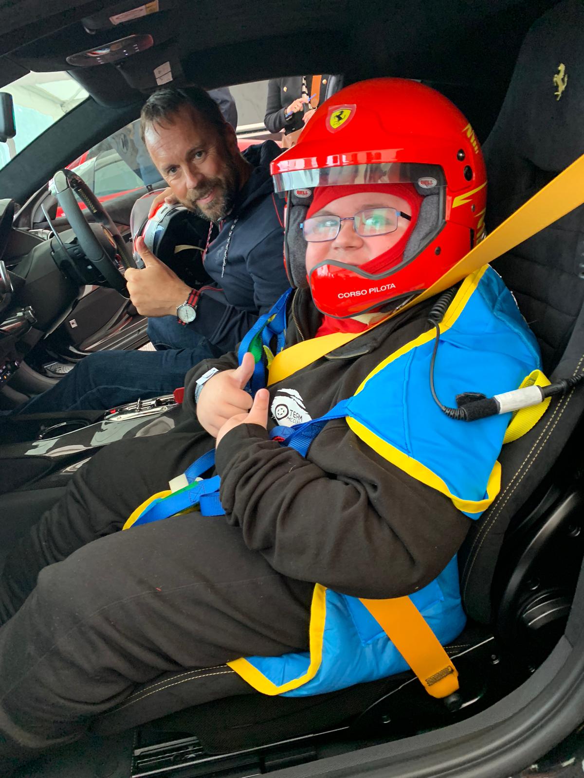 Ethan's exclusive car wish – Rays of Sunshine